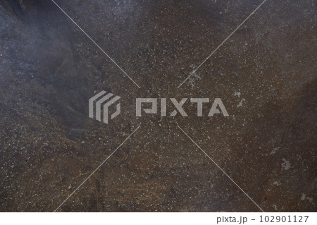 Dark scuffed surface of a stone slab. Rough...の写真素材 [102901127] - PIXTA