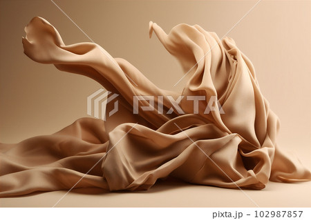 Abstract background with falling fabric....のイラスト素材 [102987857] - PIXTA