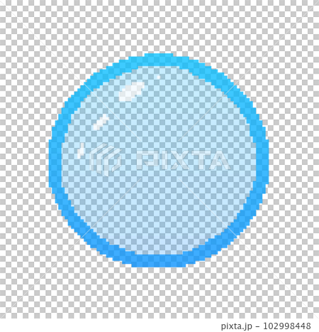 Pixel art _ marble (blue) - Stock Illustration [102998448] - PIXTA