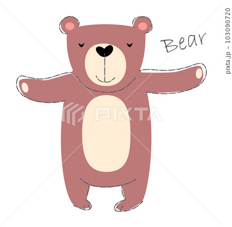 Line Characters Bear