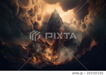 mystery and secrets hidden within the abstract...のイラスト素材 [103185182 ...