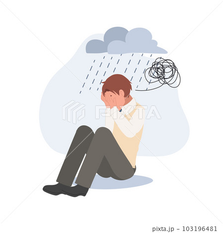 Sad Teenager At School