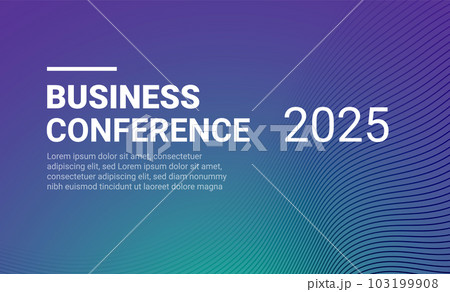 Abstract business conference design template...のイラスト素材 [103199908] - PIXTA