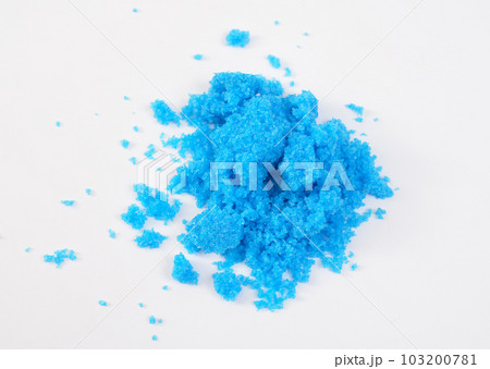 Copper II sulfate, also known as blue vitriol,...の写真素材 [103200781] - PIXTA