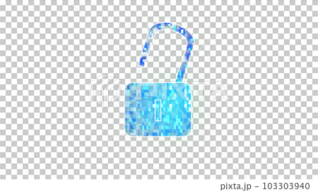 UnLock Cyber Security Key in Matrix Binary Code...のイラスト素材 [103303940] - PIXTA