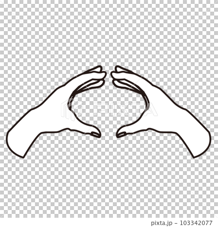 circular hand sign - Stock Illustration [103342077] - PIXTA