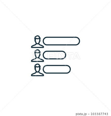 Election result icon. Monochrome simple sign...のイラスト素材 [103387743] - PIXTA