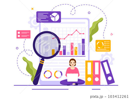 Market Research and Analysis Vector...のイラスト素材 [103412261] - PIXTA