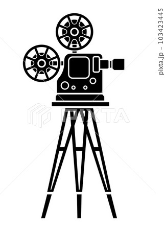 Old Movie Projector Drawing