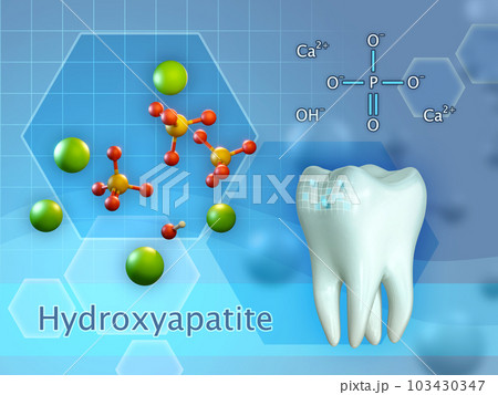 Hydroxyapatite moleculeのイラスト素材 [103430347] - PIXTA