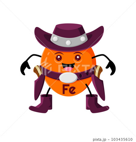Cartoon ferrum or iron cowboy or ranger...のイラスト素材 [103435610] - PIXTA