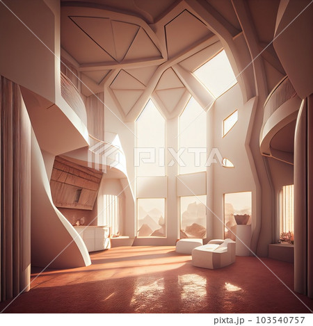 Cinematic detailed interior mechanical creative...のイラスト素材 [103540757 ...
