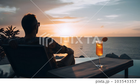 successful rich and beautiful caucasian man...のイラスト素材 [103543357] - PIXTA