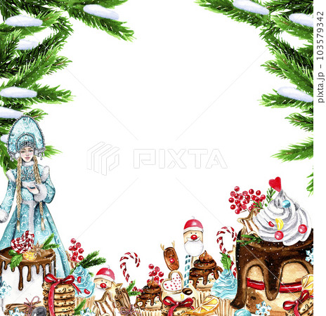 Christmas Gifts Border Clipart