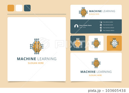 Machine learning logo design with editable...のイラスト素材 [103605438] - PIXTA