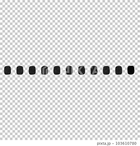 Flower dot line frame borderのイラスト素材 [103610780] - PIXTA