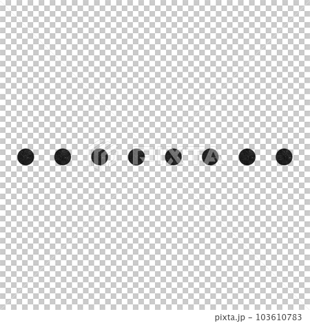 Flower dot line frame borderのイラスト素材 [103610783] - PIXTA