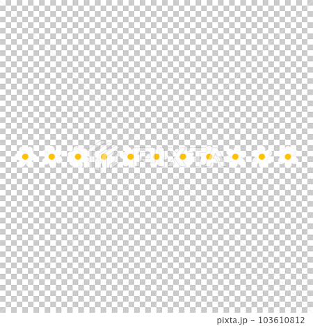 Flower dot line frame borderのイラスト素材 [103610812] - PIXTA