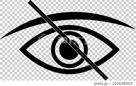 don't look sign iconのイラスト素材 [103636003] - PIXTA