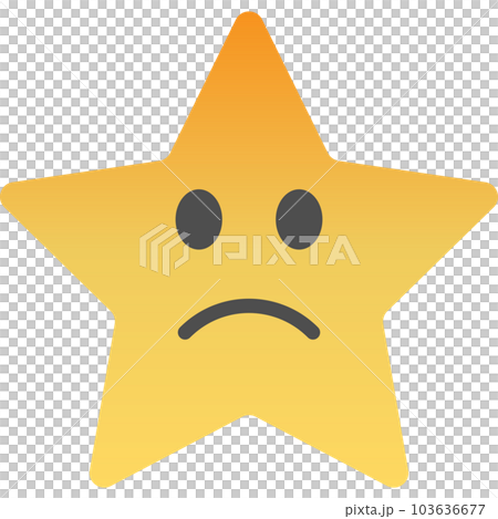 Sad Star Clipart