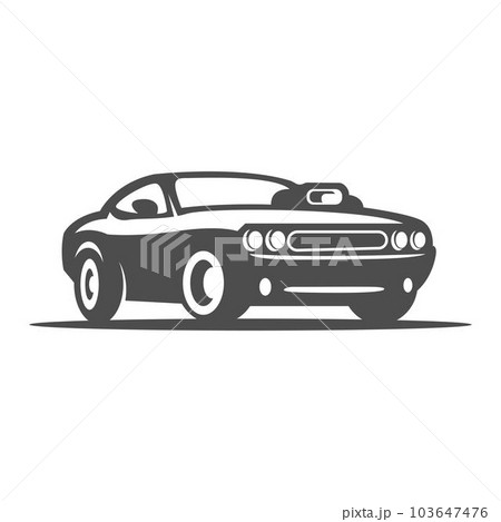 Muscle cars icon designのイラスト素材 [103647476] - PIXTA