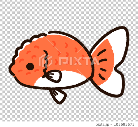 Cute Goldfish Drawing Download Cute Goldfish Sitting In Grass PNGs