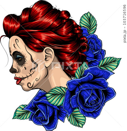 draw of Dead girl vector illustration designのイラスト素材 [103716596] - PIXTA