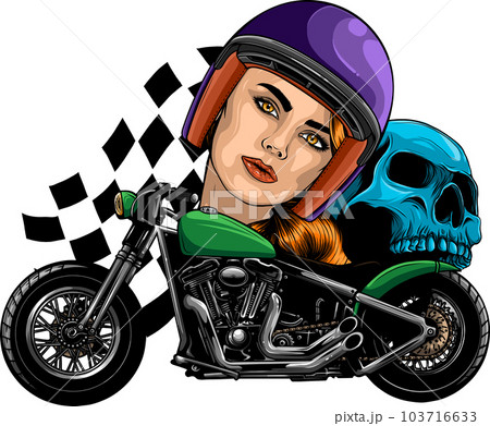 Custom Skull Choppers