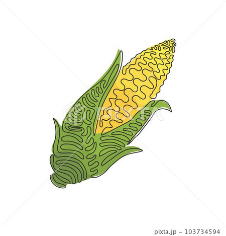 Sweet Corn Drawing