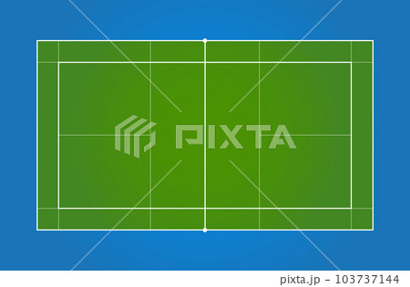 Tennis court graphic design, perfect for...のイラスト素材 [103737144] - PIXTA
