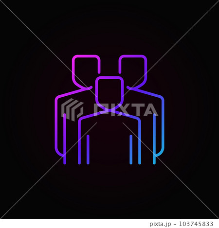 Colorful team iconのイラスト素材 [103745833] - PIXTA