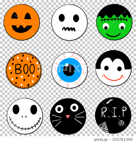 Halloween emoのイラスト素材 [103761300] - PIXTA