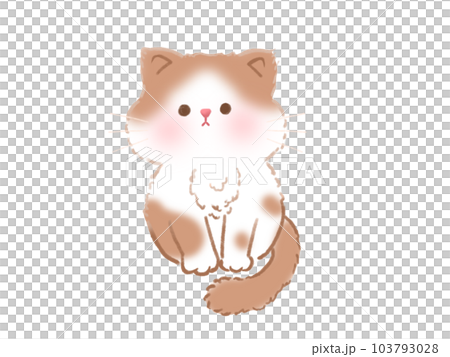 Cat cartoon - Stock Illustration [103793028] - PIXTA