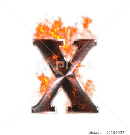 Letter X Fire