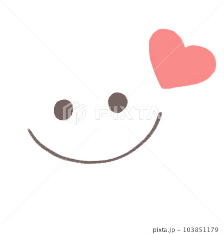 Happy heart shapeのイラスト素材 [103851179] - PIXTA