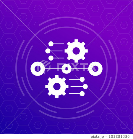 streamline process icon, vector illustrationのイラスト素材 [103881386] - PIXTA