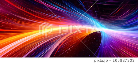 Colourful abstract power splash.のイラスト素材 [103887505] - PIXTA