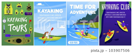 Set of posters or vertical banners about...のイラスト素材 [103907506] - PIXTA