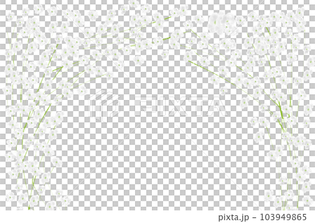 Kasumi grass flower card 3 - Stock Illustration [103949865] - PIXTA