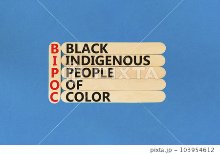 BIPOC black indigenous people of color symbol....の写真素材 [103954612] - PIXTA