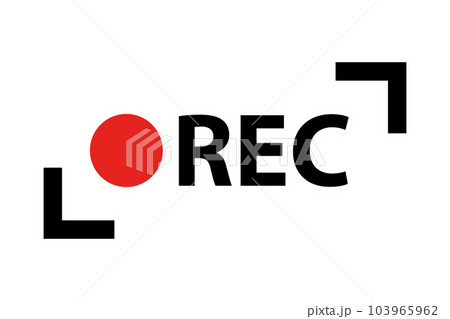 RECのイラスト素材 [103965962] - PIXTA