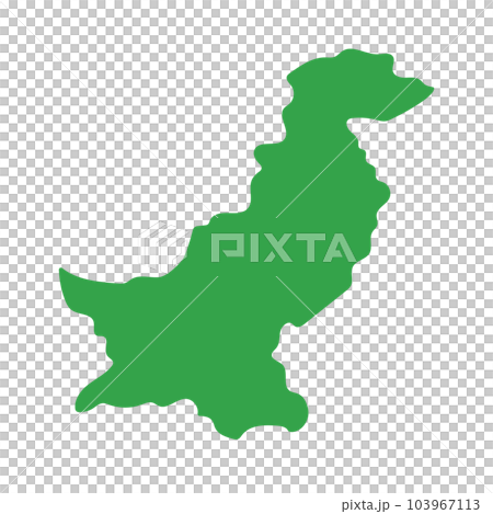 巴基斯坦地圖。巴基斯坦的地形。向量。-插圖素材 [103967113] - PIXTA圖庫