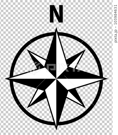 方位記号のアイコンのイラスト素材 [103984631] - PIXTA