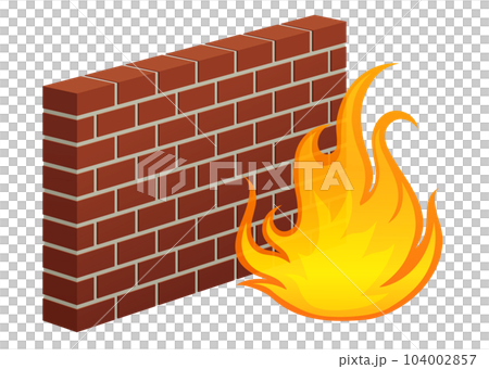 Firewall image illustration - Stock Illustration [104002857] - PIXTA