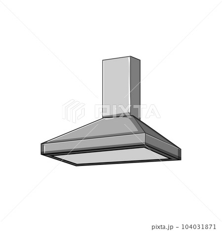 home range hood cartoon vector illustrationのイラスト素材 [104031871] - PIXTA