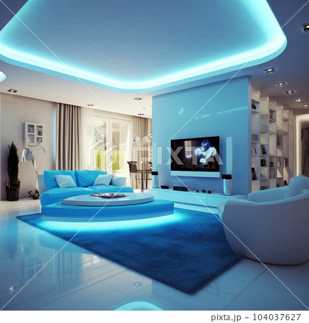 Luxury Interior Design Blue