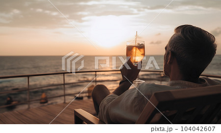 successful rich and beautiful caucasian man...のイラスト素材 [104042607] - PIXTA