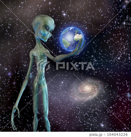 Alien beingのイラスト素材 [104043226] - PIXTA
