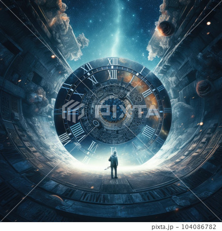 Design composed of chronometer dial and...のイラスト素材 [104086782] - PIXTA