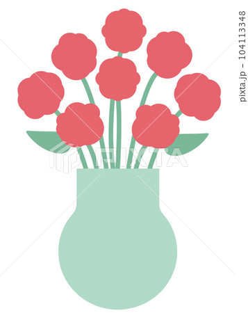 花瓶のイラスト素材 [104113348] - PIXTA